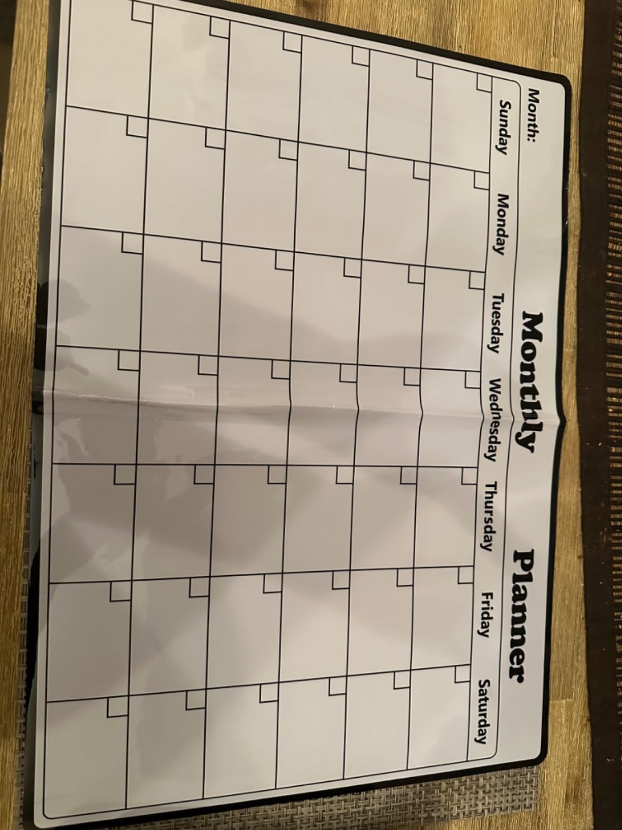 Magnetic Dry Erase Calendar for Refrigerator, 2 Pack Monthly and Weekly ...