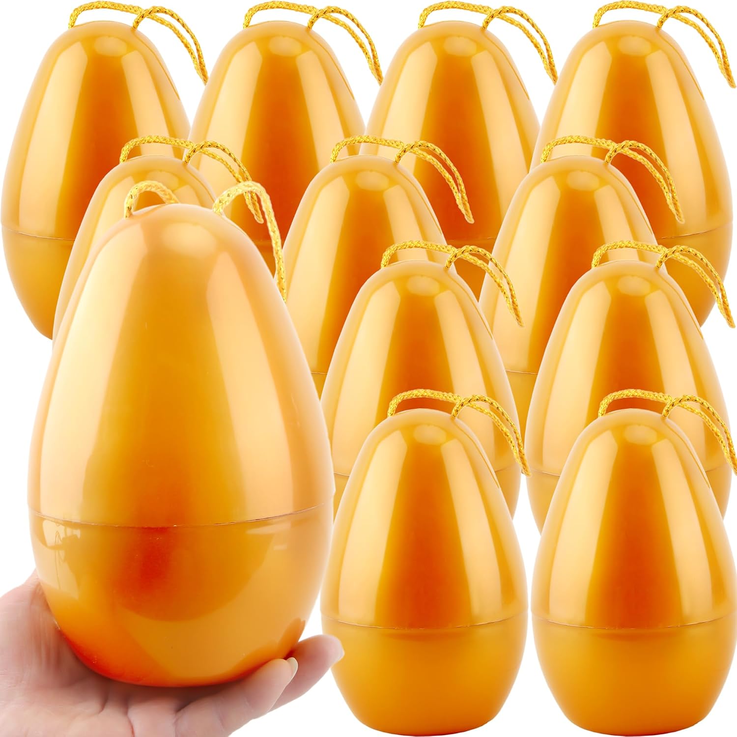 Amazon.com: Swakuta 12 Pack 8 Inch Jumbo Easter Eggs Large Fillable ...