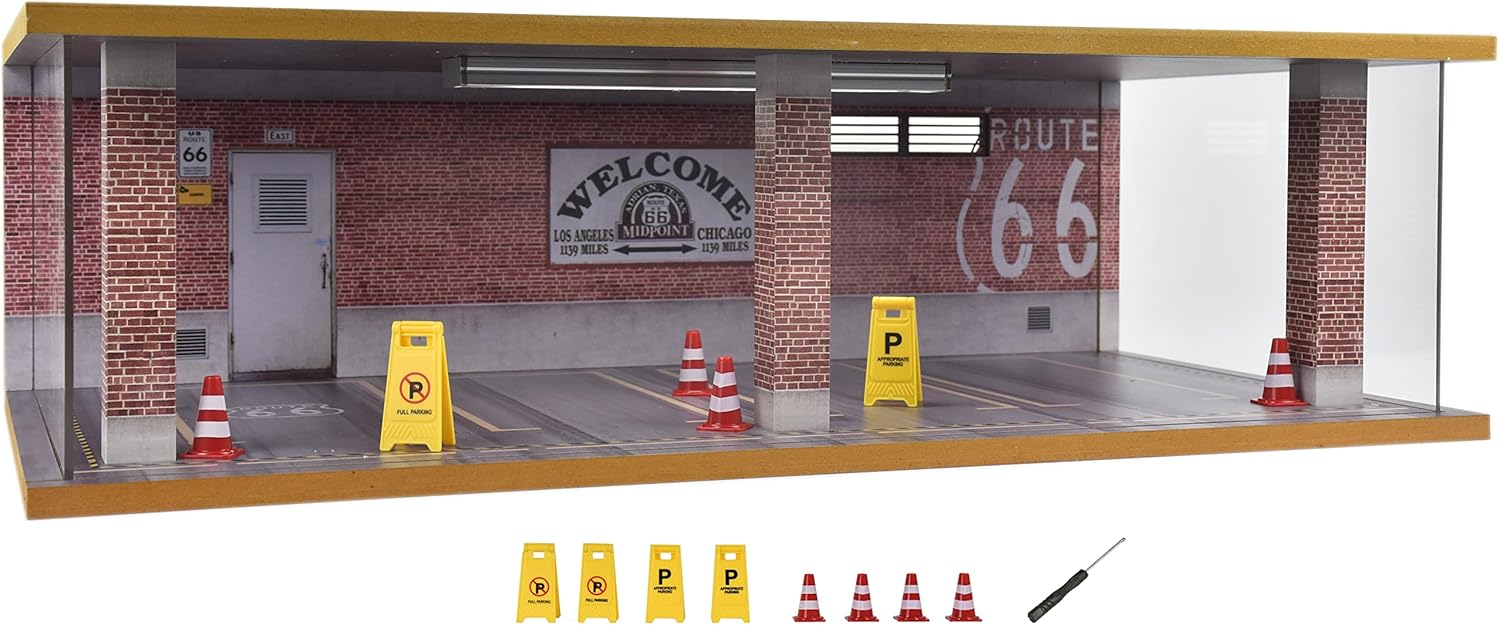 Amazon.com: 1/24 Scale Model Car Display Case with Light, 1 24 Diecast ...