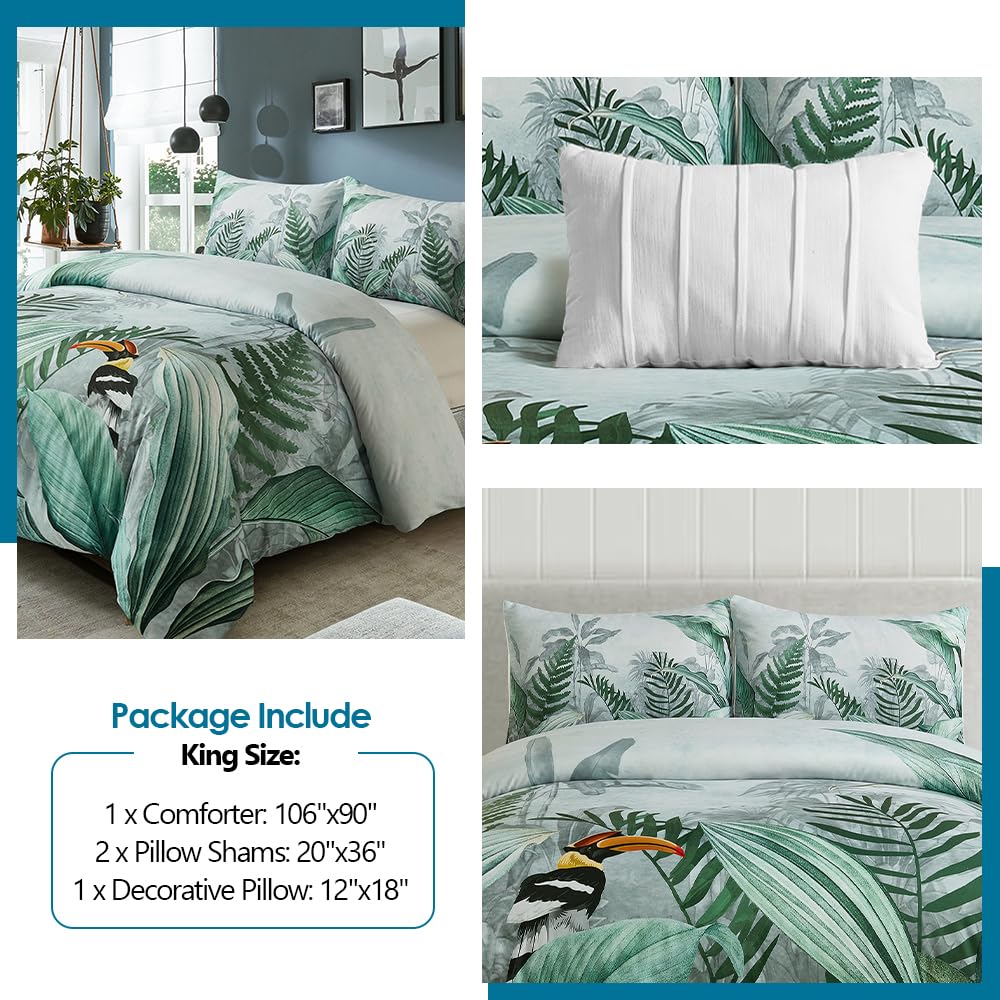 Style Quarters King Size Comforter Set - 4 Pieces Soft and Comfort ...