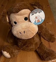 Amazon.com: Avocatt Heatable Stuffed Monkey Plush - 10 Inches Unscented ...