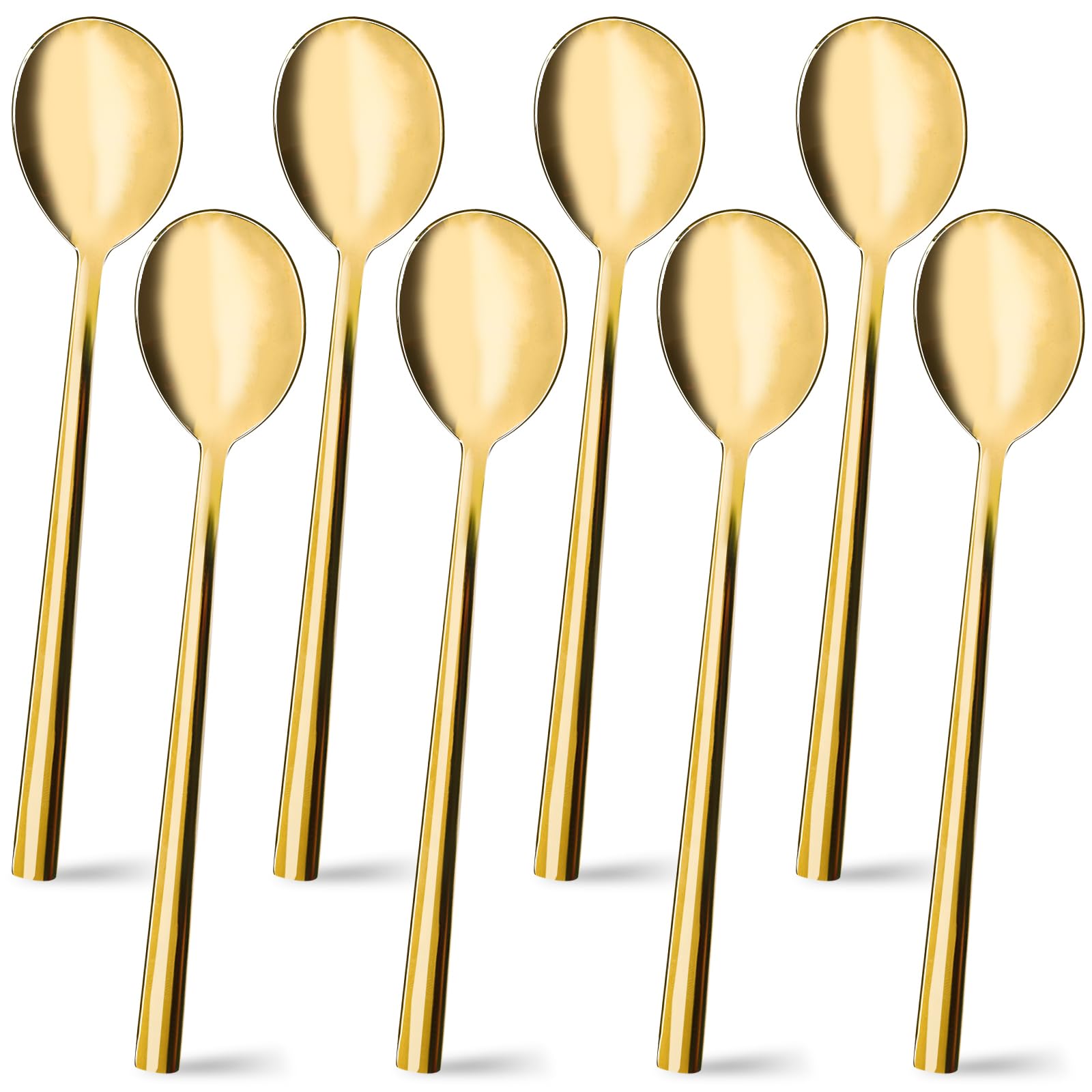 Amazon.com: HANSGO Korean Spoons with Long Handles, 8.5 Inch Soup ...