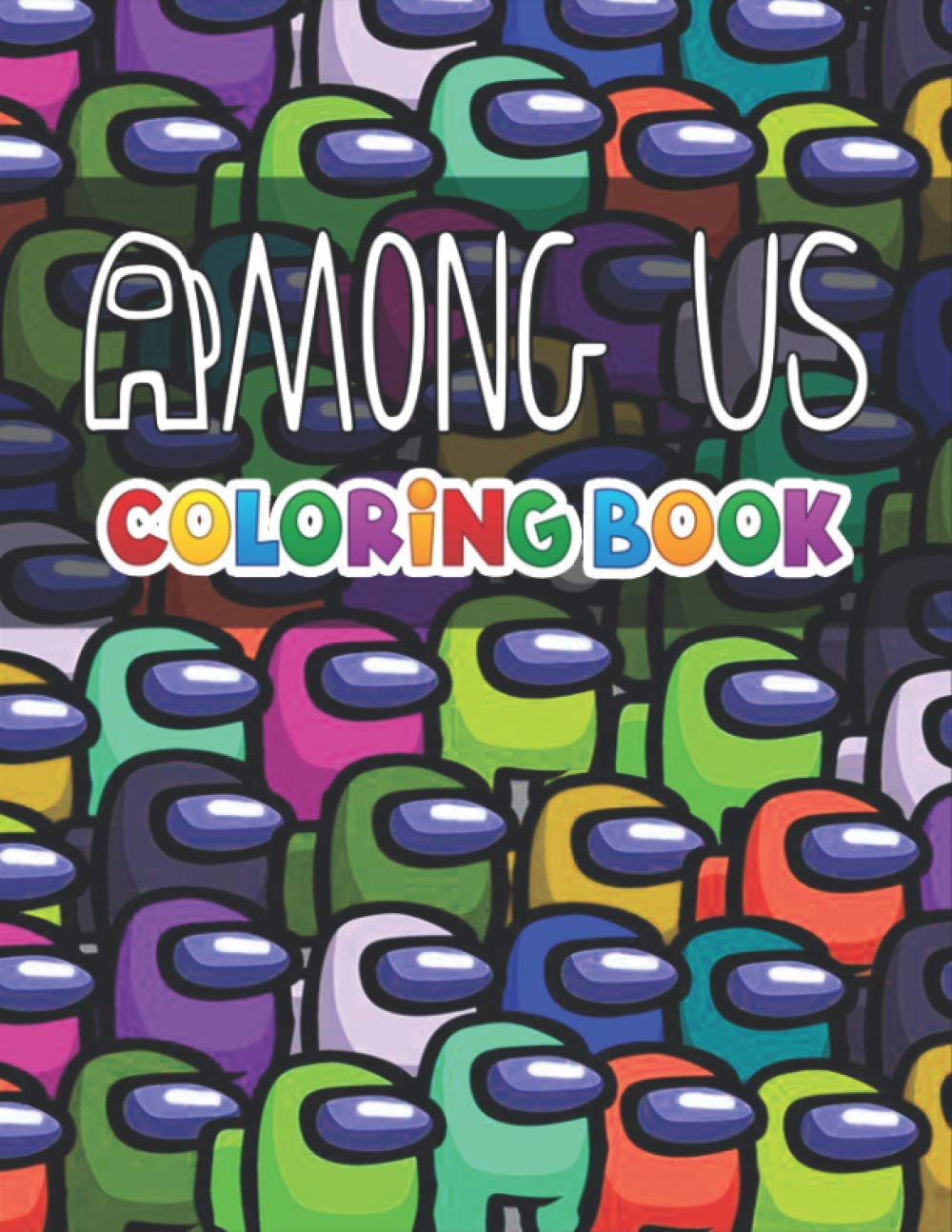 Among Us Coloring Book 55 Among Us Colouring Pages Kids | Desertcart Cyprus