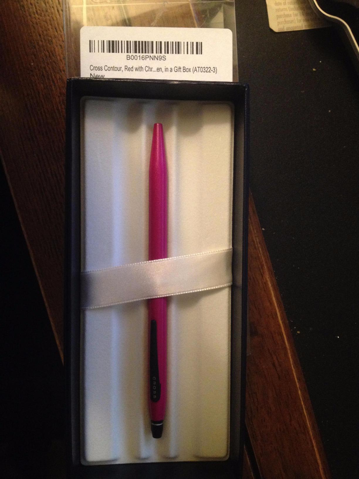 Amazon.com : Cross Contour Ballpoint Pen - Red : Writing Pens : Office ...