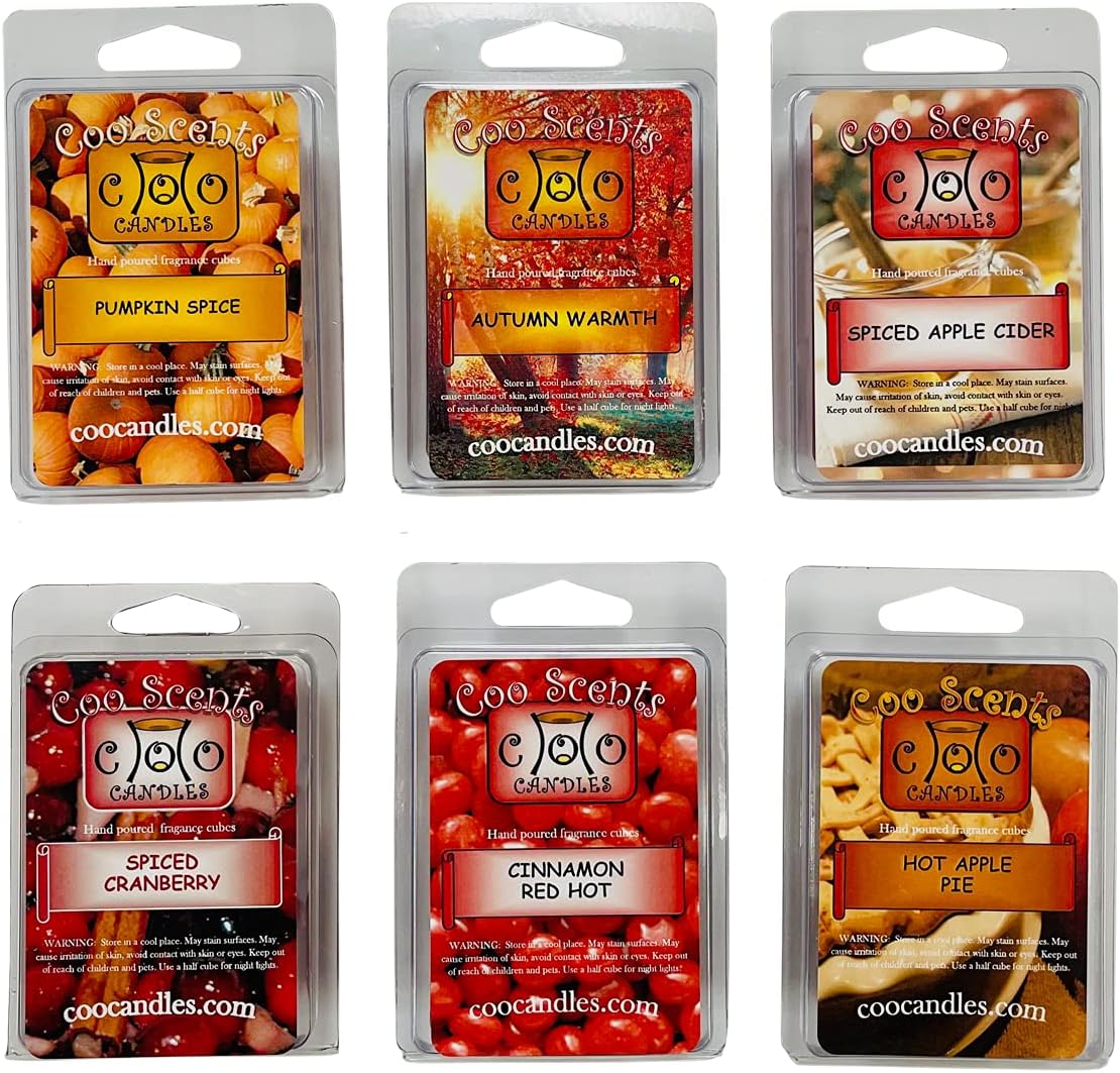 Amazon.com: Soy Blend Fall Wickless Candle Scented Wax Melts - Autumn ...