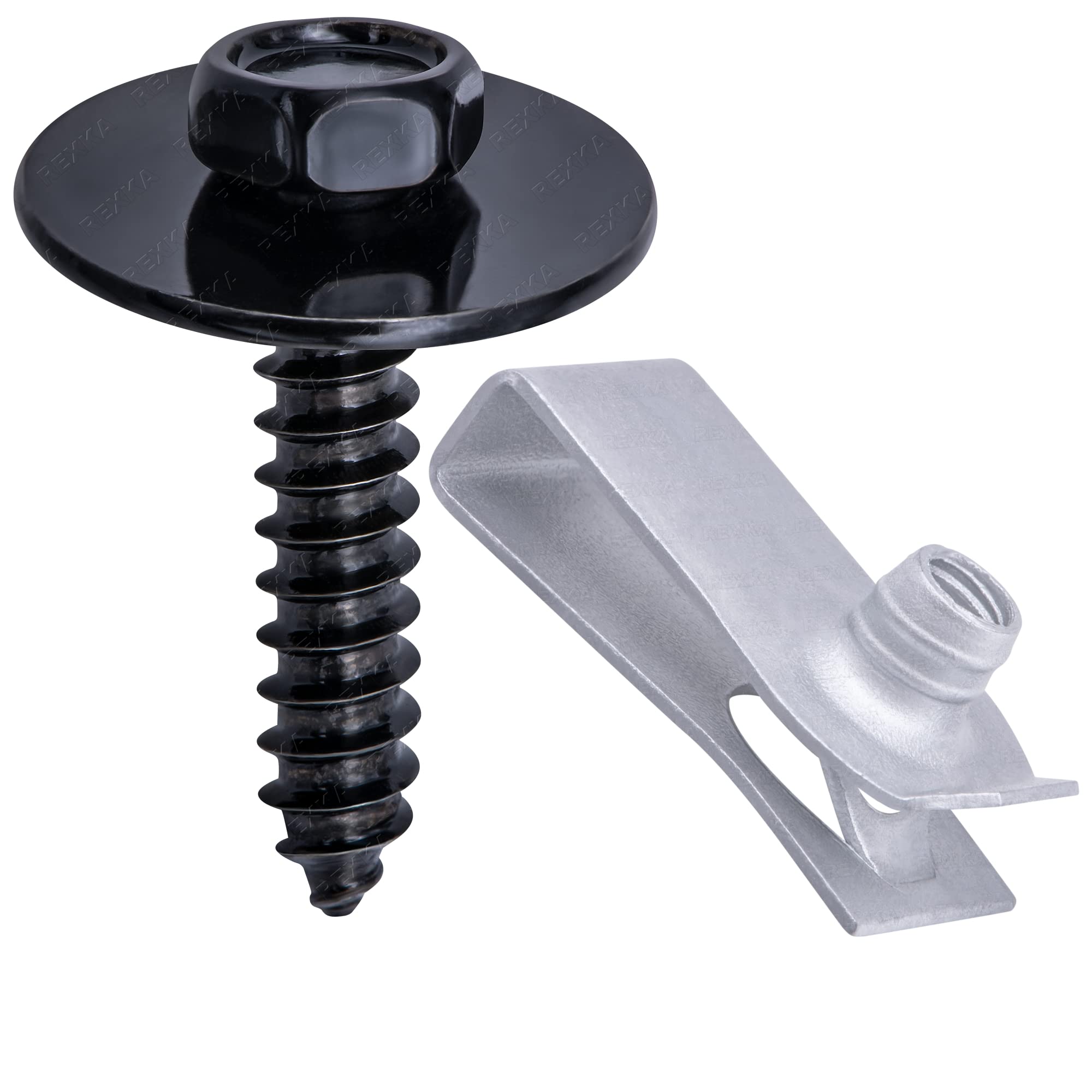 Amazon.com: Rexka 20 Sets Rexka 10 Sets M4.2 Hex Head Tapping Screw ...