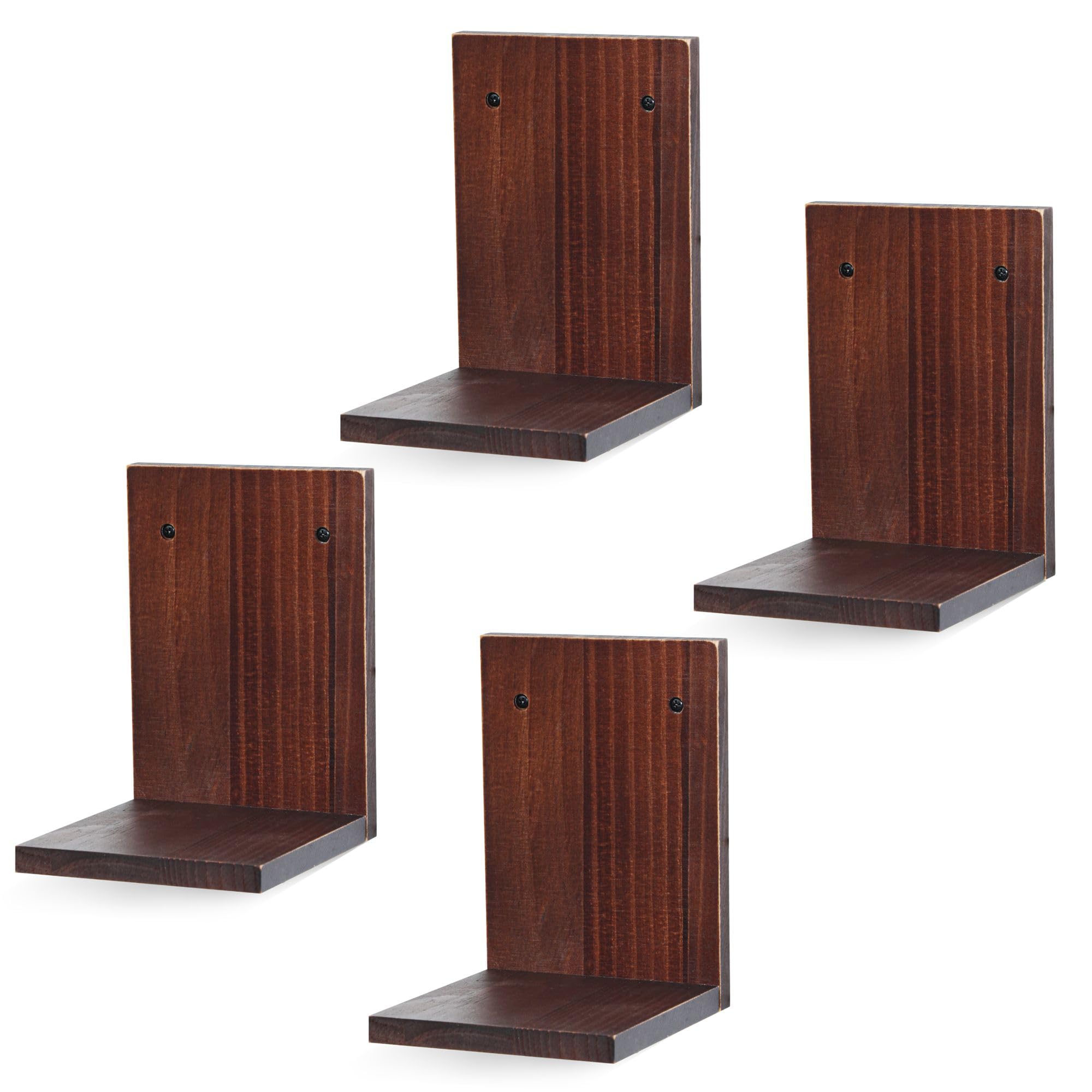 Amazon.com: Small Wall Shelves,Tall Floating Shelf,Mini Ledges Wooden ...