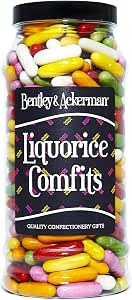 Liquorice Comfits Sweets - (800g) Original Retro Liquorice Comfits ...