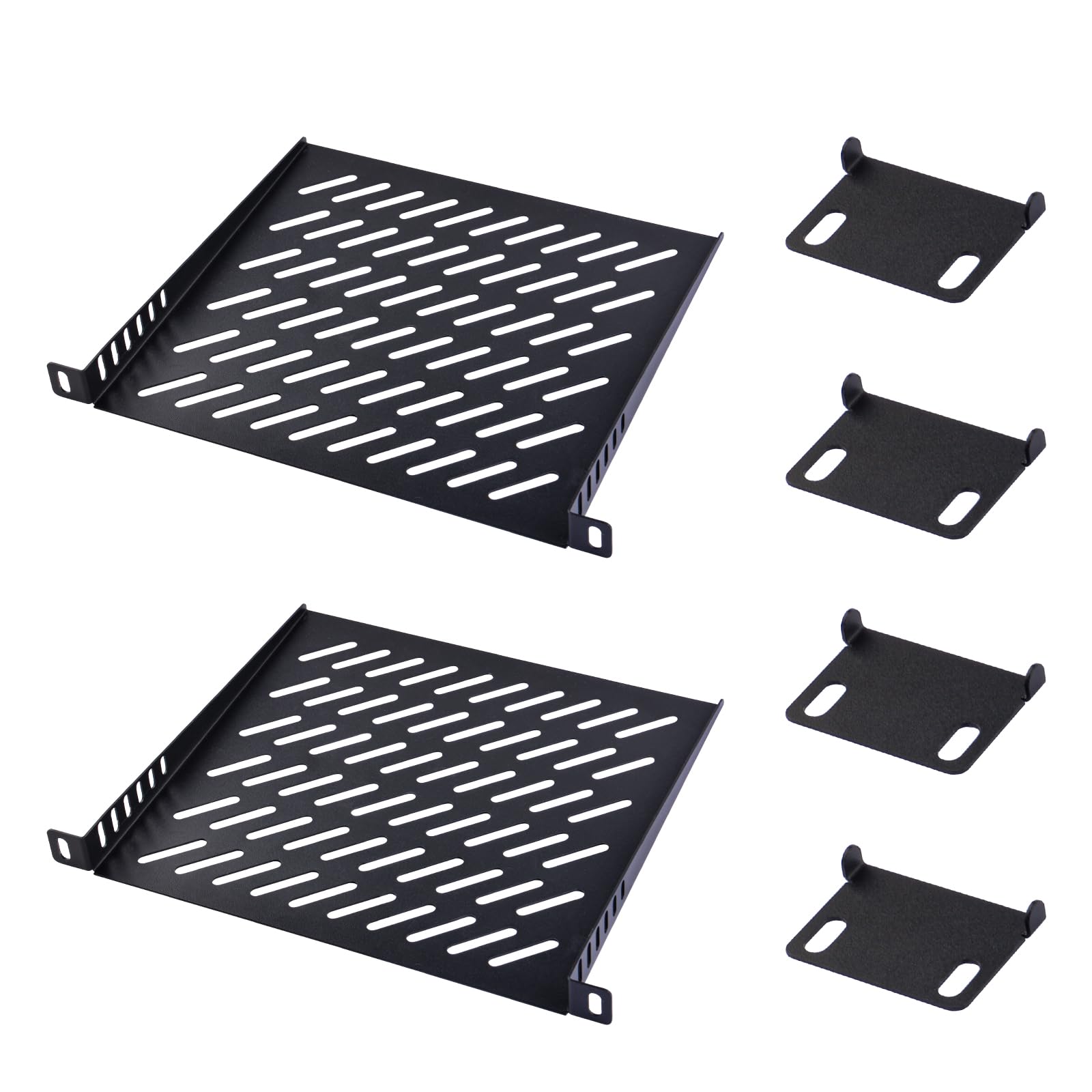 Network Rack Tray GeeekPi DeskPi RackMate T2 0.5U Server Shelf - 10 ...