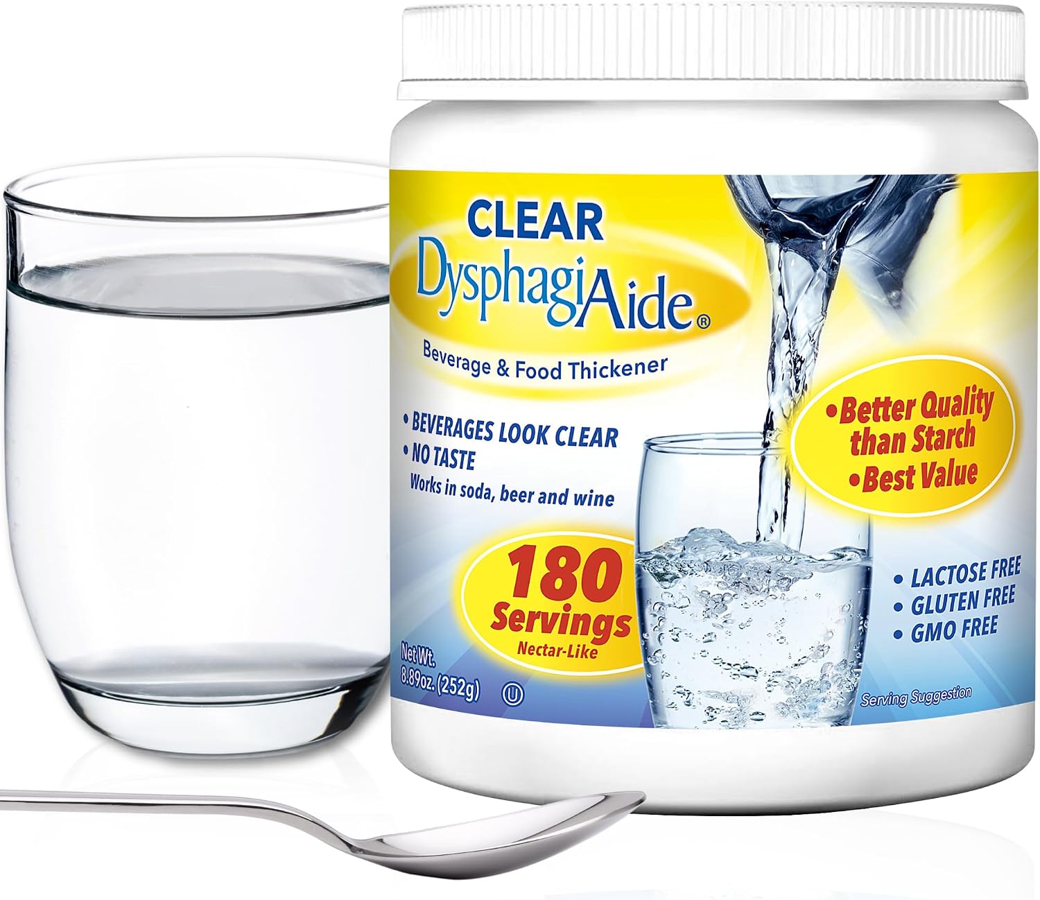 Clear DysphagiAide® Beverage and Food Thickener Powder - Instant ...
