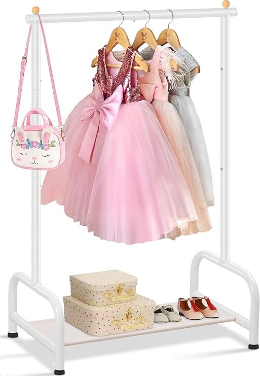 Amazon.com: SLEEPING LAMB Kids Clothing Rack, Small Baby Clothes Rack ...