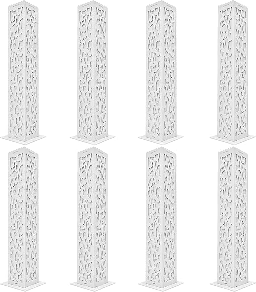 Roman Column Decoration RocoReny White Wedding Roman Columns Set ...