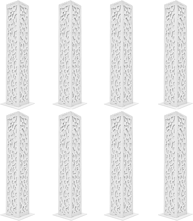 Amazon.com: ARPITUYN 8PCS Column Pillars with LED Lights, 47.24" Tall ...