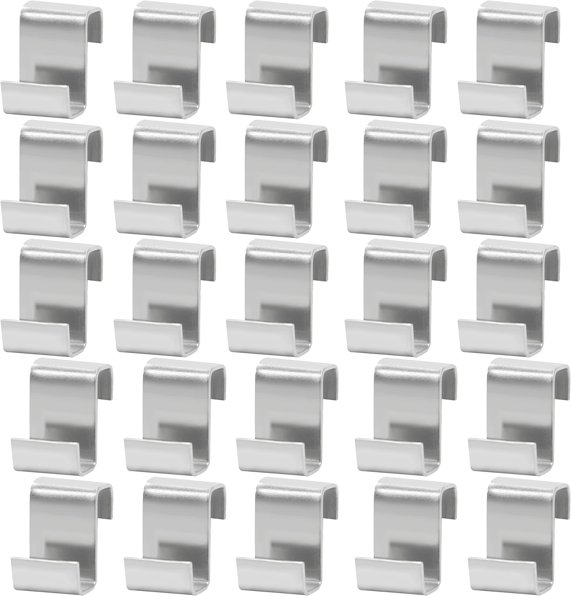 50 Thick Stainless Steel "W" Wire Greenhouse Glazing Clips Genuine ...