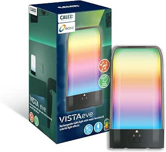 CALEX - Vista Rechargeable Table Lamp, Cordless Light, Battery Operated ...