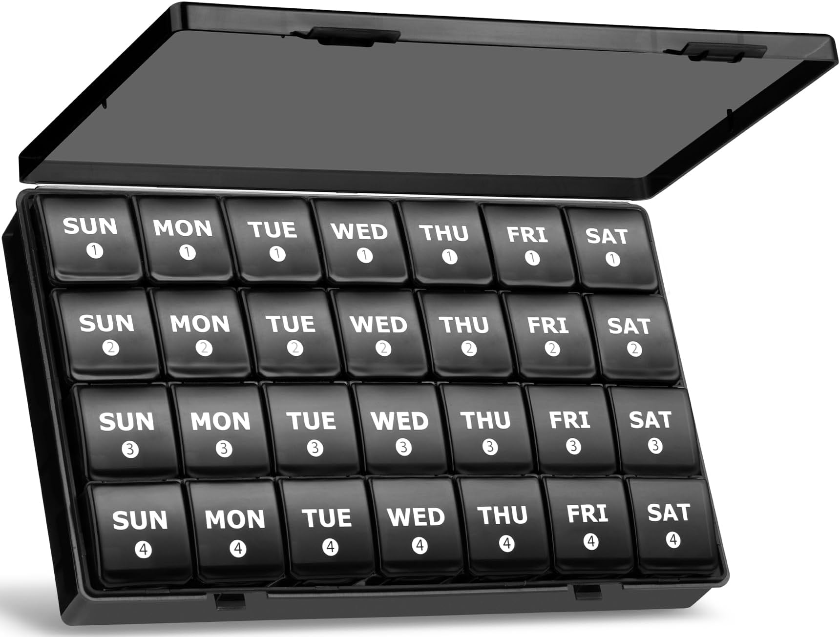 Amazon.com: Twice-a-Day Monthly Large Pill Organizer Set - AM/PM ...