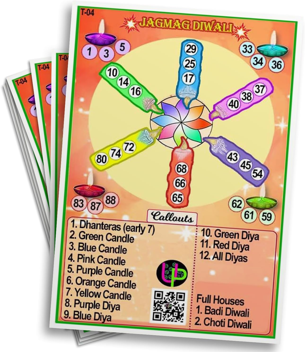 Buy UltPult Tambola Adult Funny Tambola Tickets Card Game - Kam Wali ...