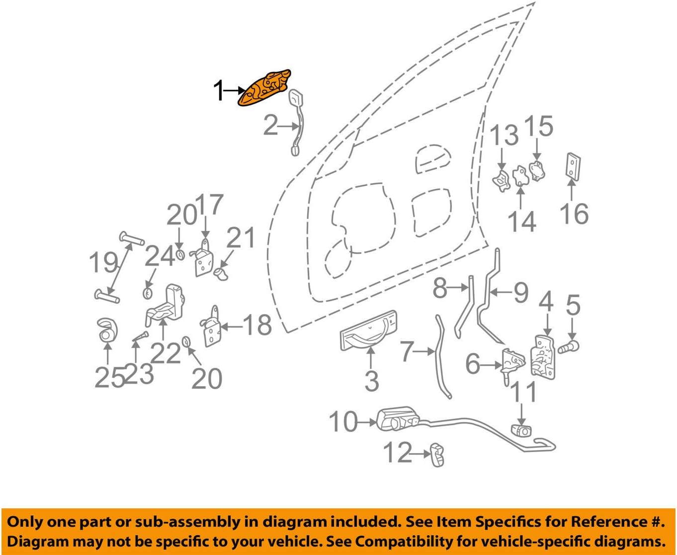 Amazon.com: General Motors 20857749, Outside Door Handle : Everything Else