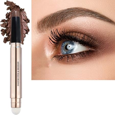 Amazon.com : TWLBXMG Brown Eyeshadow Stick Matte Cream Shimmer ...