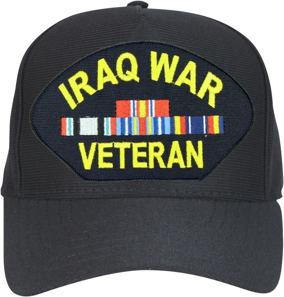 Amazon.com: Iraq War Veteran with 4 Ribbons Cap with Custom Back Text