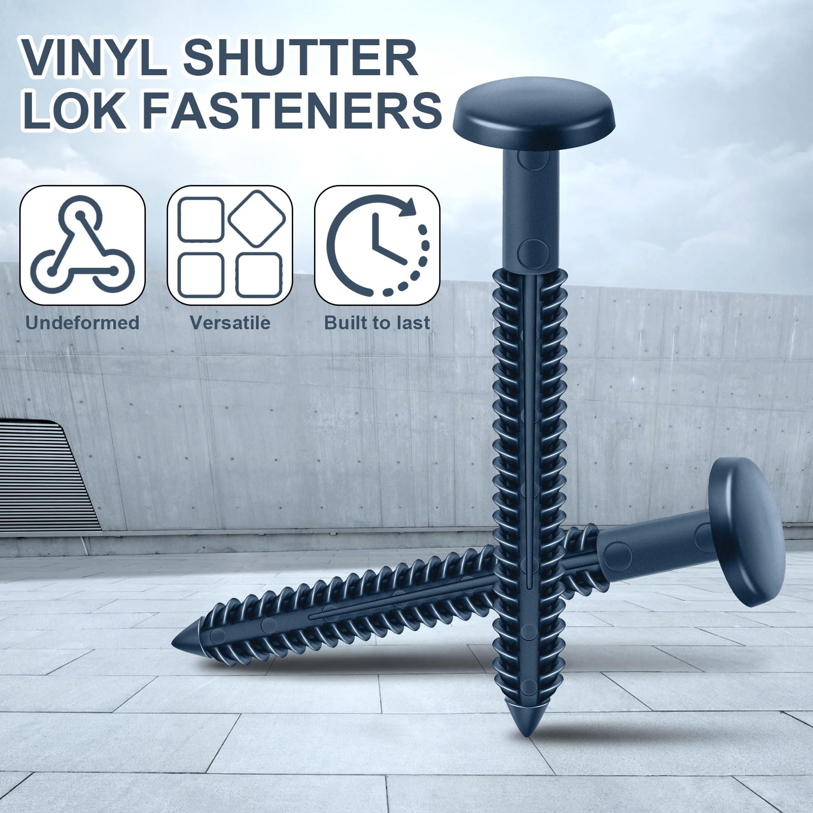 Snapklik.com : Blulu 36 Pcs 3 Inch Vinyl Shutter Fastener Window Panel ...