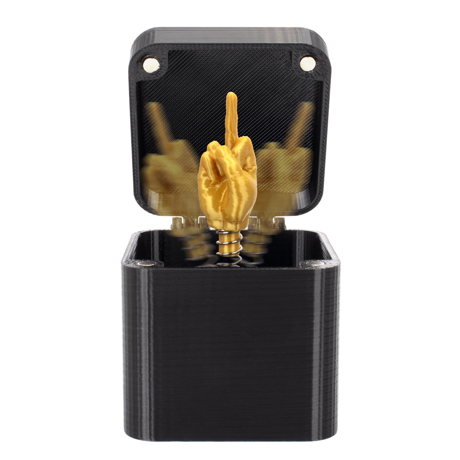 Middle Finger Gift Box Pop Up Middle-Finger Box,Golden Middle-Finger ...