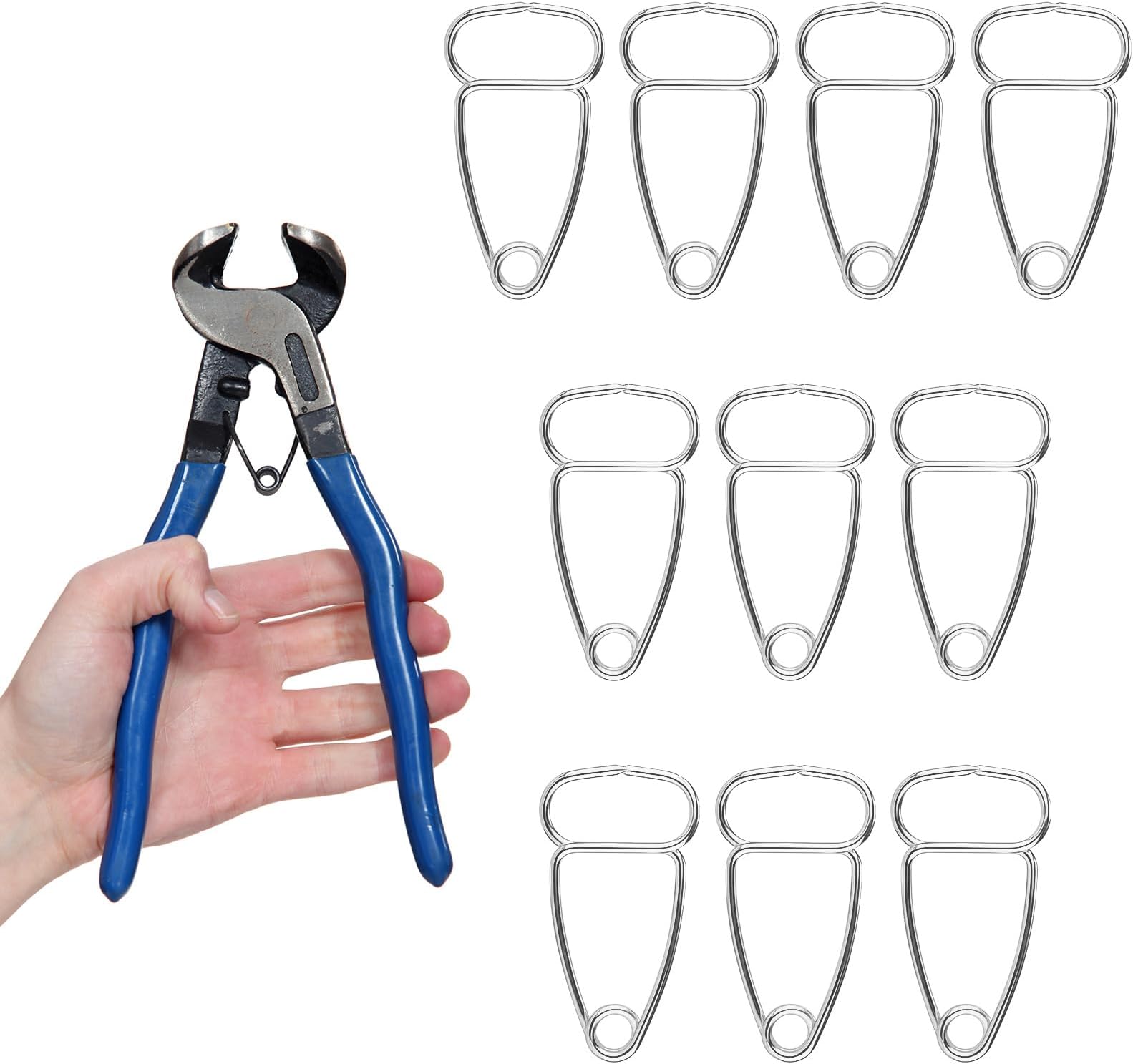 10pcs Miter Spring Clamps, Miter Clamps for Trim Corner, Loaded Clam ...