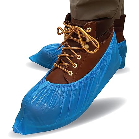 CPE Blue Shoe & Boot Covers (.55 mm)XXL 100 pk - - Amazon.com