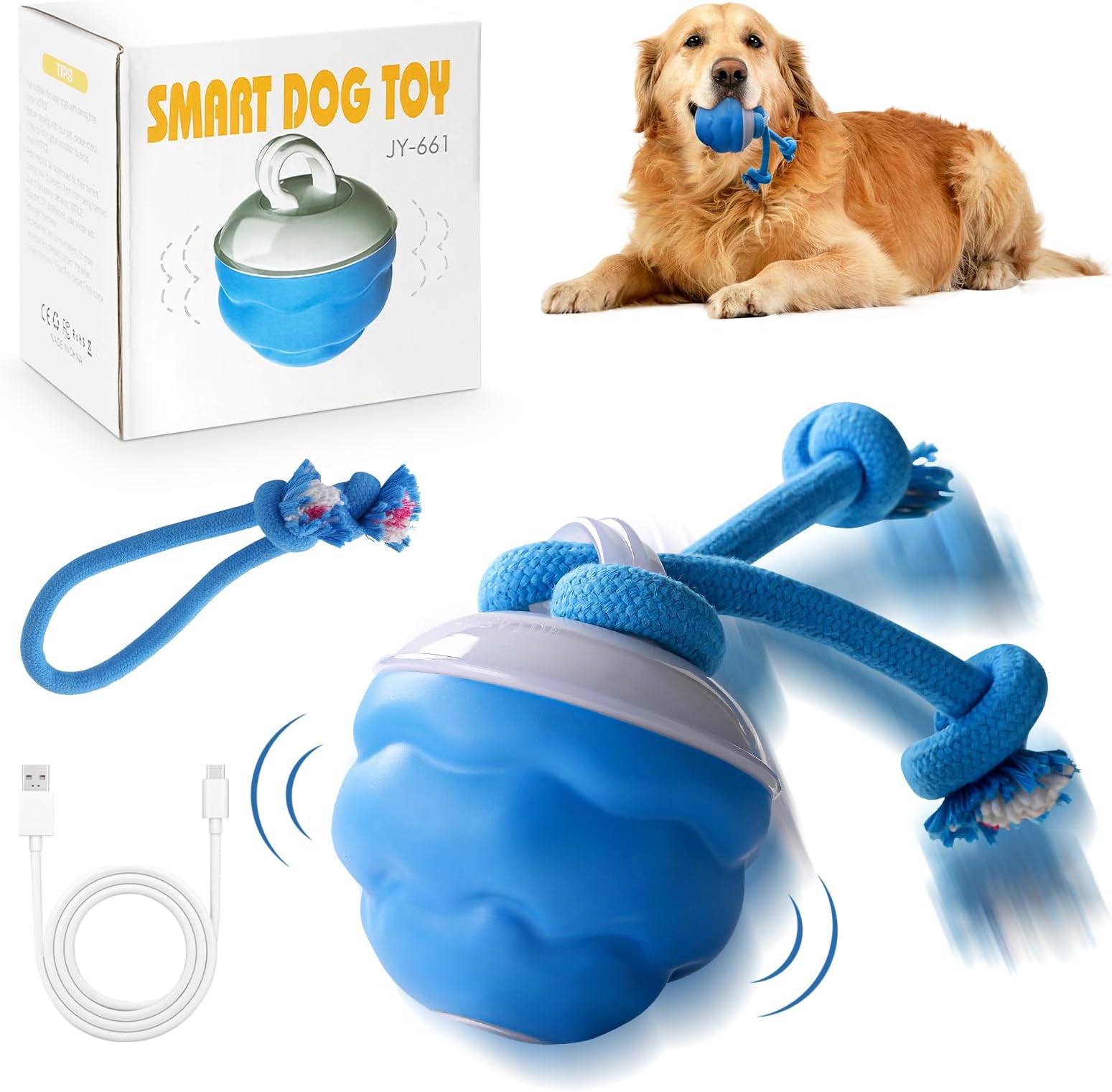 Pet Supplies : Aerbee Interactive Dog Toys Ball - Fun Moving Smart Dog ...