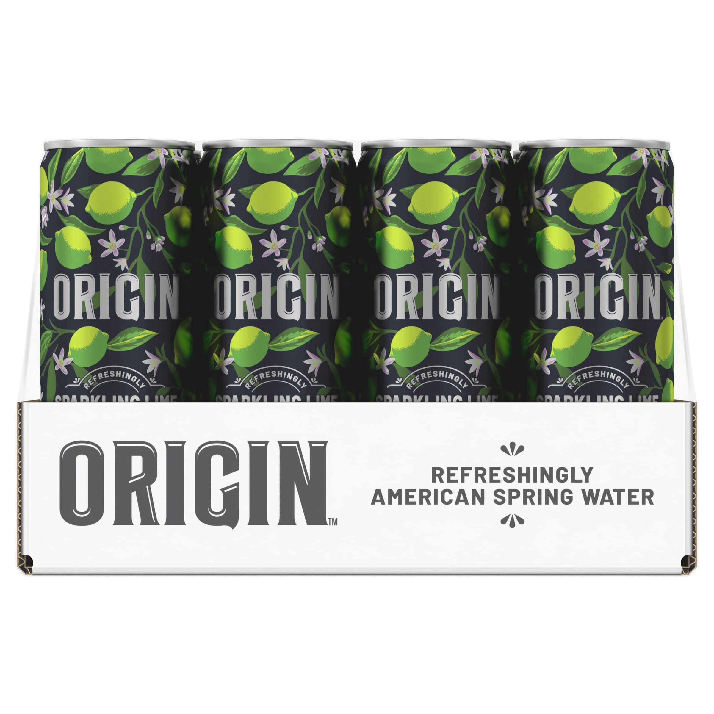 Snapklik.com : ORIGIN Organic & Non-GMO Lime Flavor Sparkling Water, 12 Fl Oz, Recyclable ...