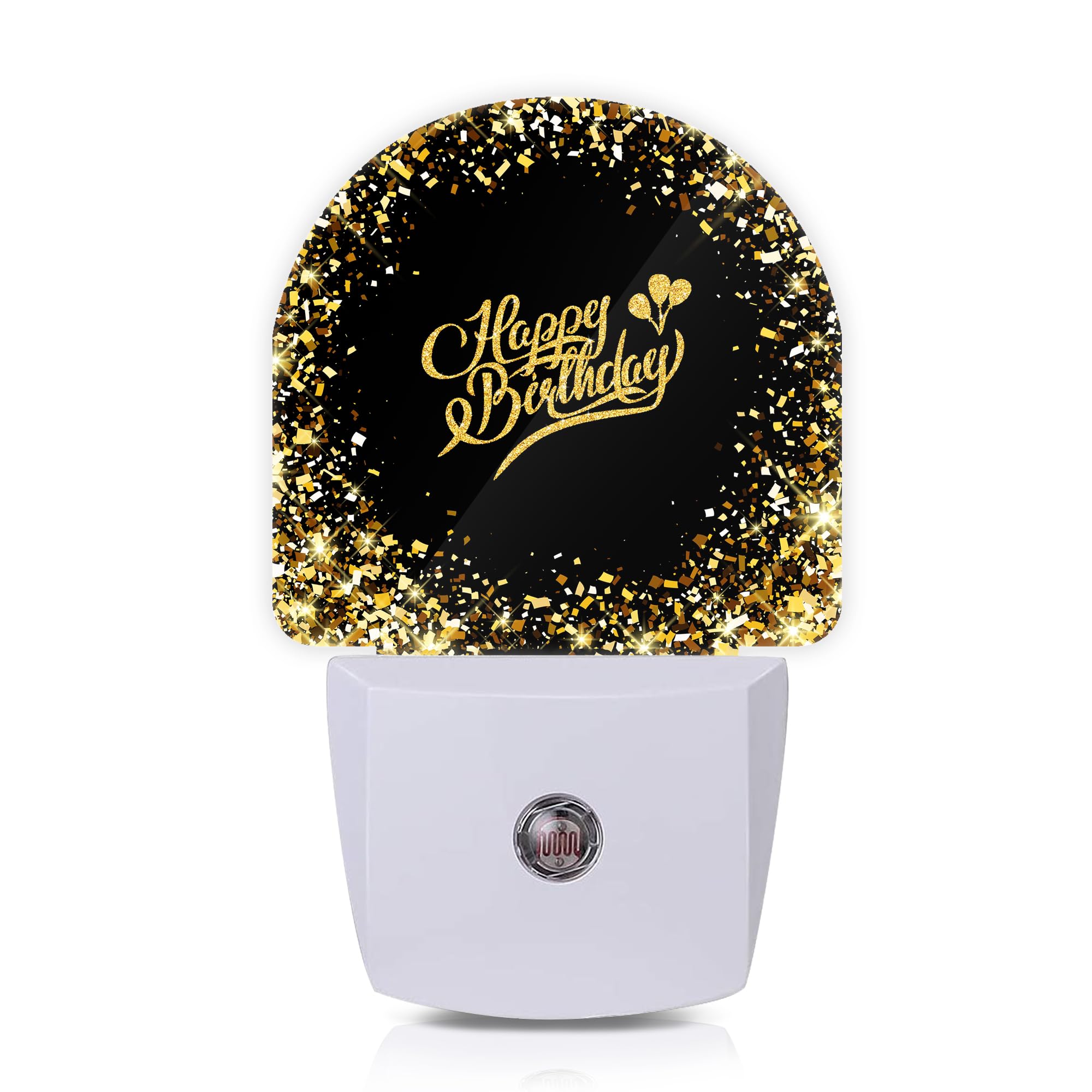 Axxitude Happy Birthday Night Lights Plug into Wall for Girls Boys Room ...