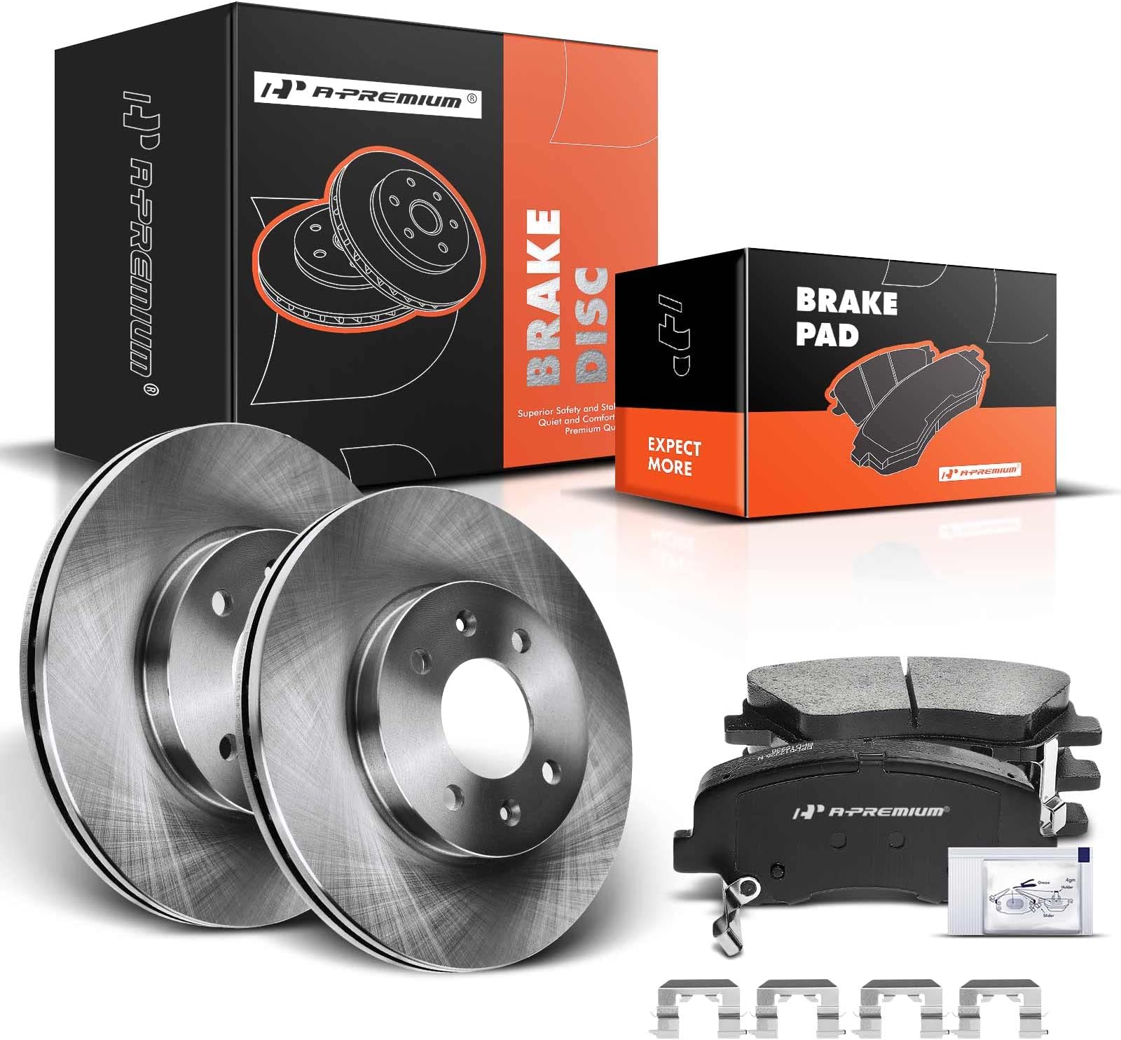 Amazon.com: Max Advanced Brakes Rear Brake Kit For 2012 2013 2014 2015 2016 2017 Hyundai Accent ...