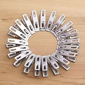 Amazon.com: REVAHS Pack of 20 Micro-Mini Clamps Smooth Jaw, 2-inch*0.9 ...