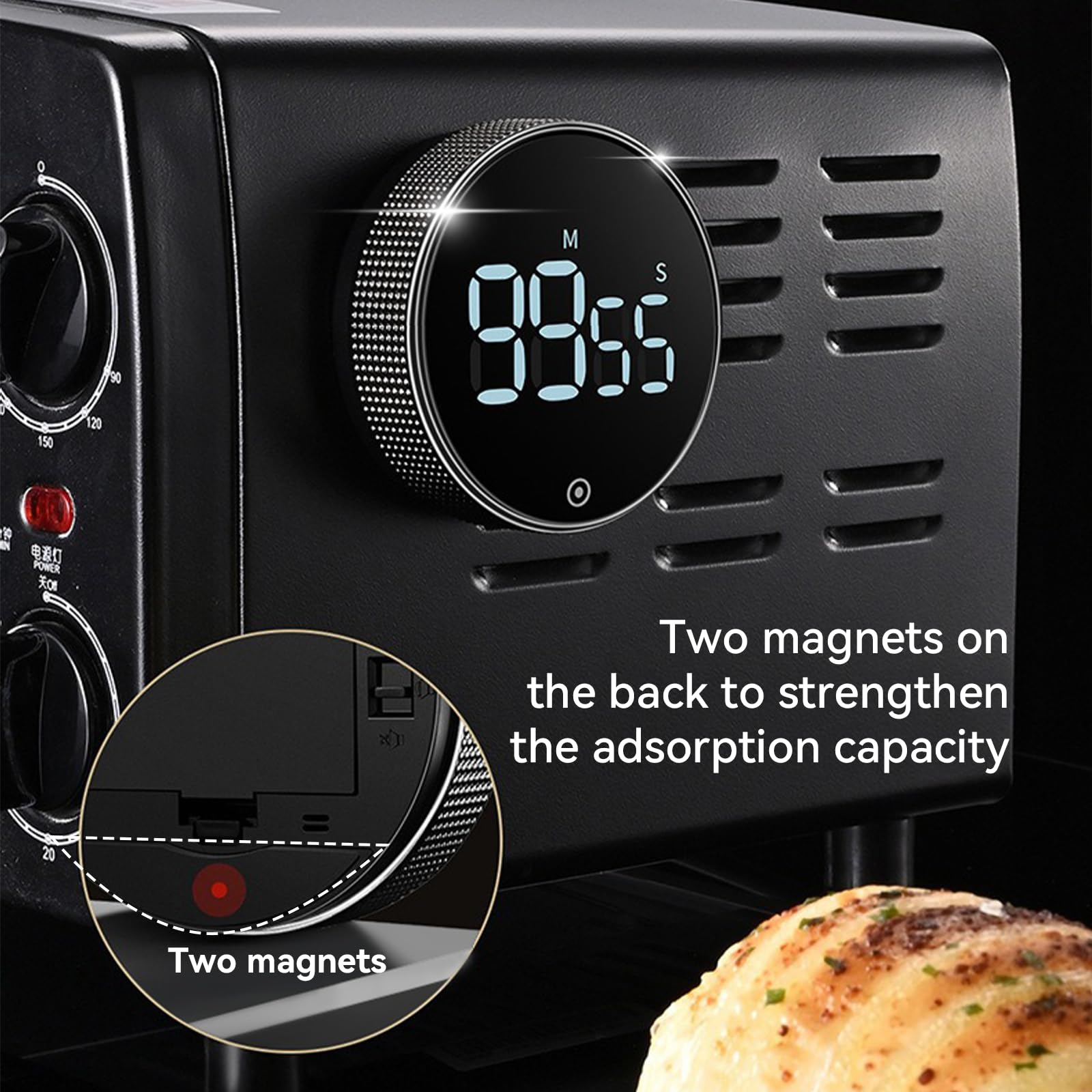 Snapklik.com : Eshome Digital Kitchen Timers, Magnetic Visual Timer ...
