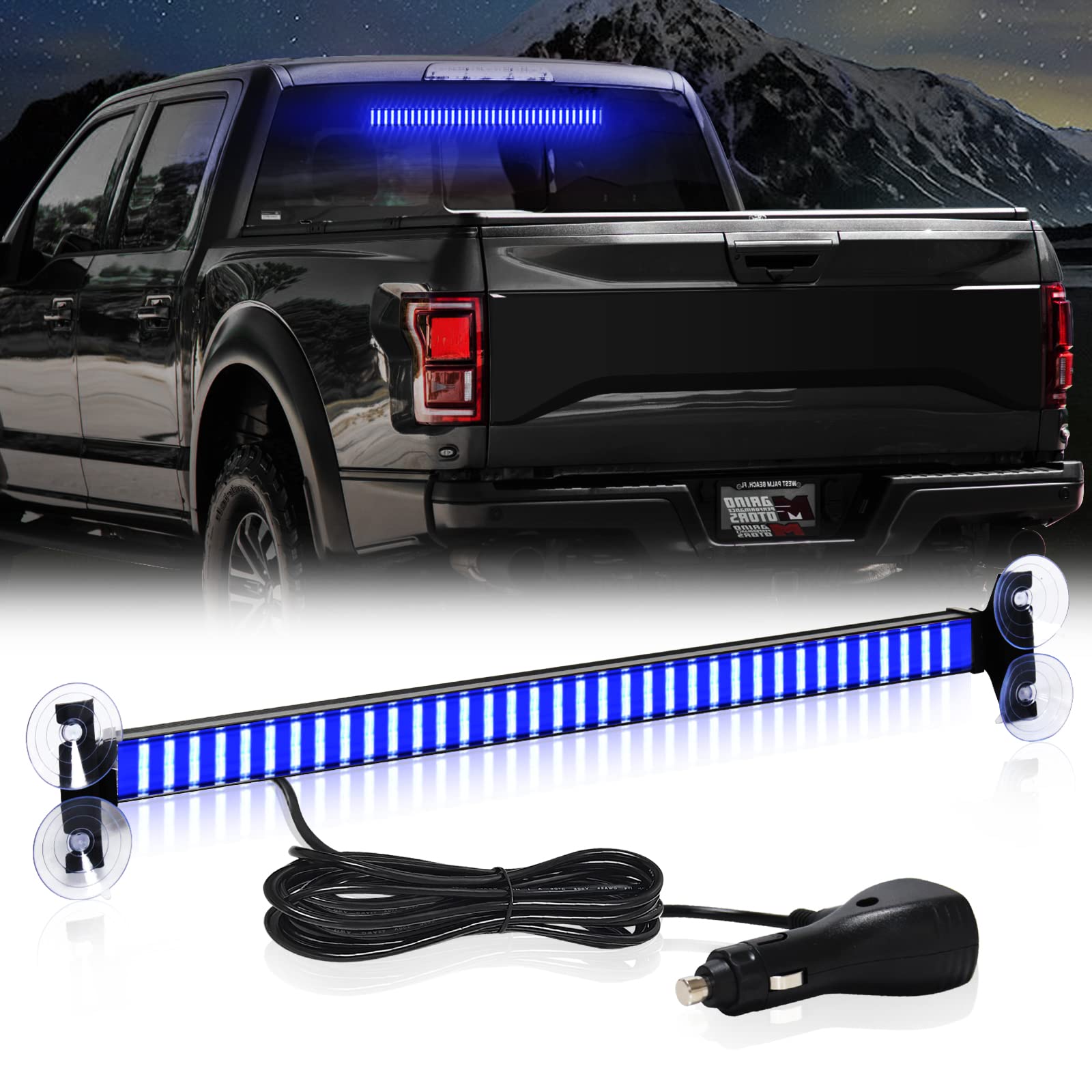 Snapklik.com : MAODANER LED Interior Windshield Strobe Police Warning ...