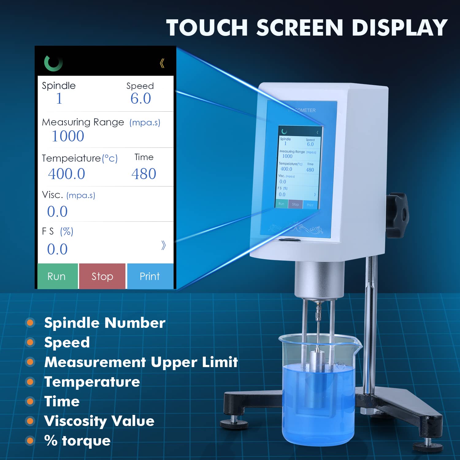 Snapklik.com : Bonvoisin Digital Rotary Viscometer 10-2,000,000mPaS ...