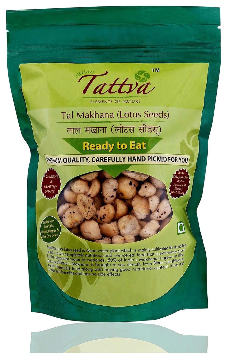 Aarogya Tattva Ready to Eat Tal Makhana Lotus Seeds, 100 g : Amazon.in ...