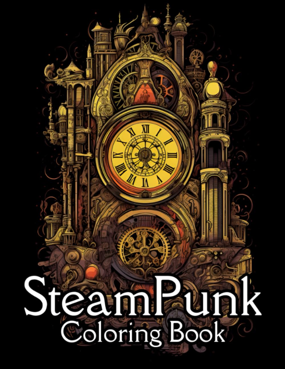 Amazon.com: Steampunk Coloring Book: A Collection of Beautiful Fantasy ...