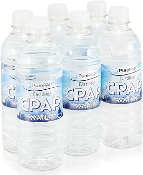 Amazon.com: PurePAP Pure Distilled CPAP Water - 6-Pack of 16.9oz ...