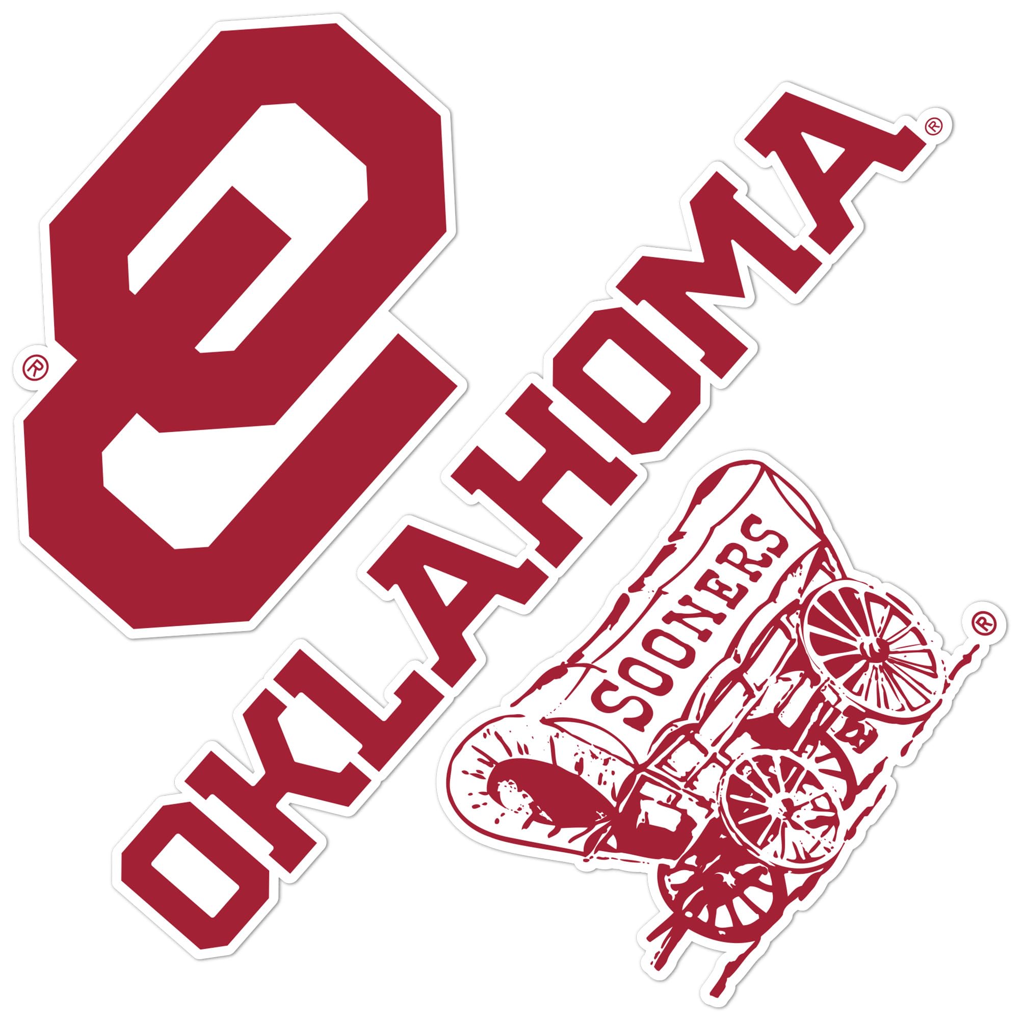 Amazon.com: Desert Cactus The University of Oklahoma Stickers Sooners ...