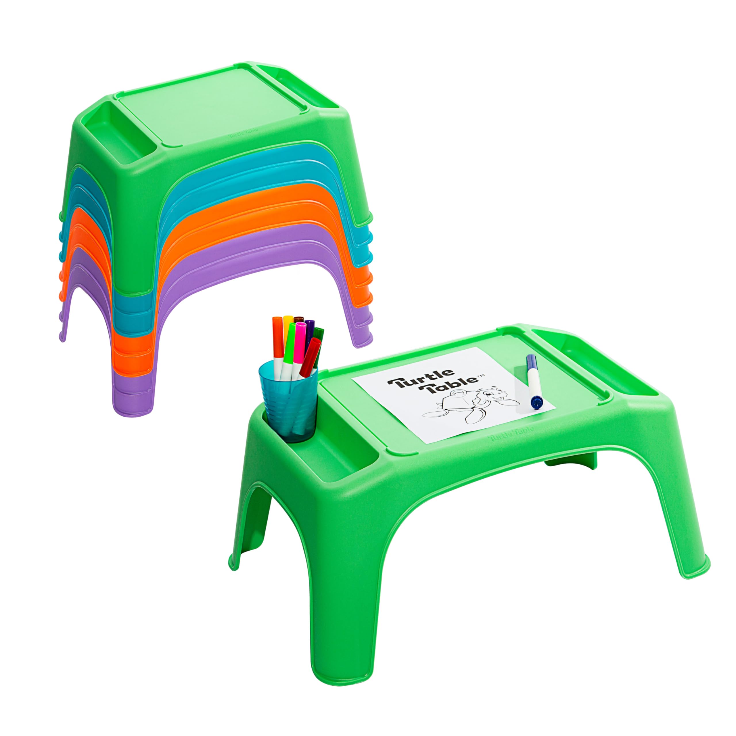 Snapklik.com : LapGear Turtle Table Kids Activity Lap Desk Tray
