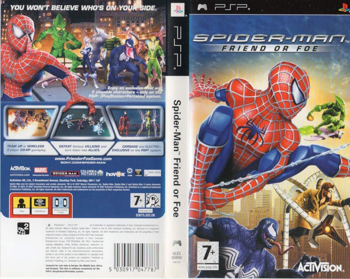 Spider-man: Friend or Foe (PSP) : Amazon.co.uk: PC & Video Games