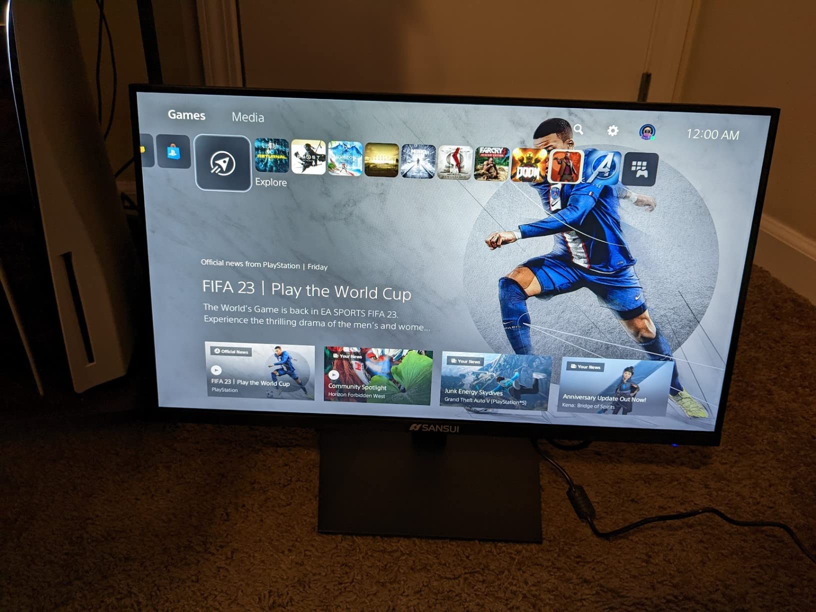 $18/mo - Finance SANSUI Monitor 22 inch 1080p FHD 75Hz Computer Monitor ...