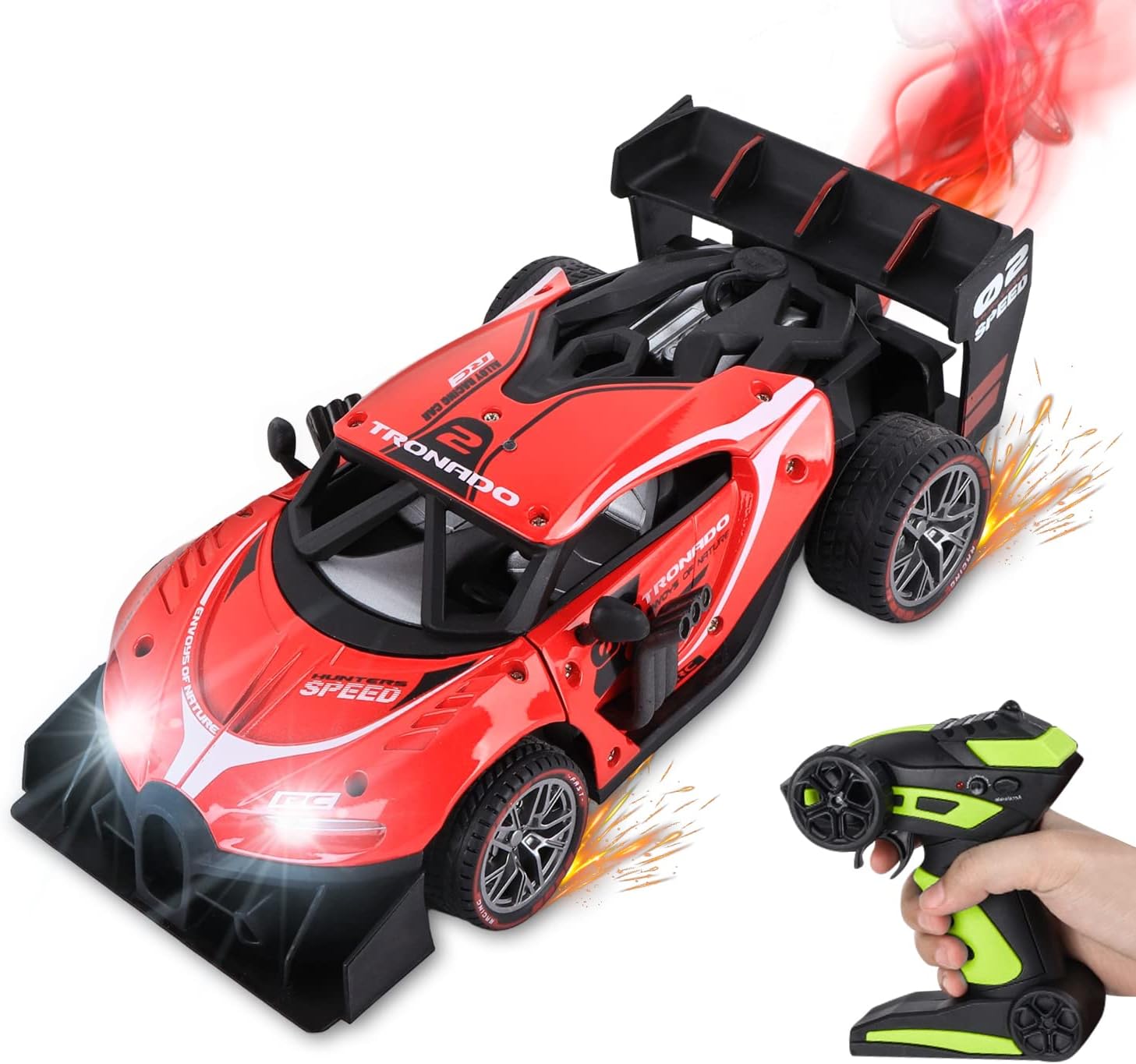 Amazon.com: onthego Remote Control Car, 2.4 GHz Metal RC Cars with with ...