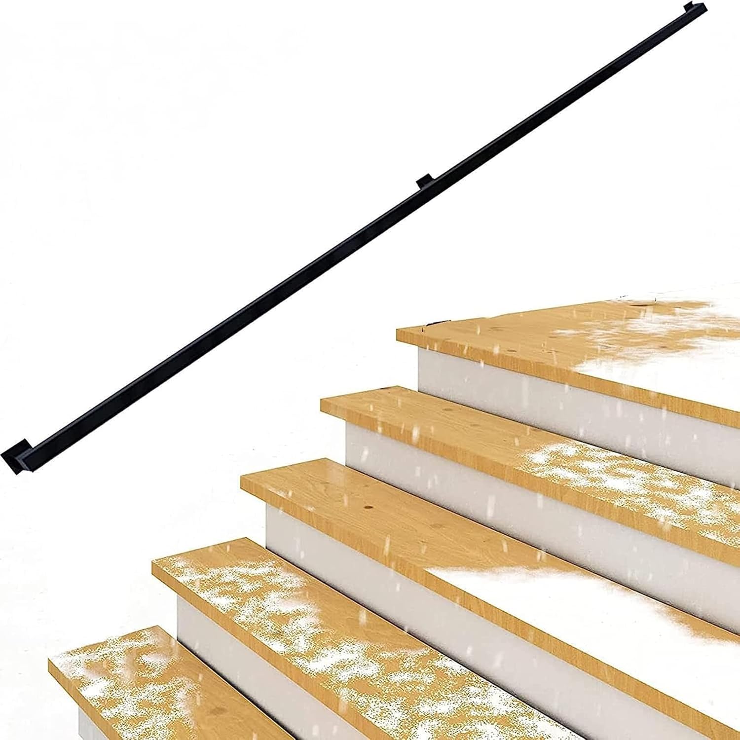 Amazon.com: Pipe Stair Wall Mount Handrail Kit, High Strength ...