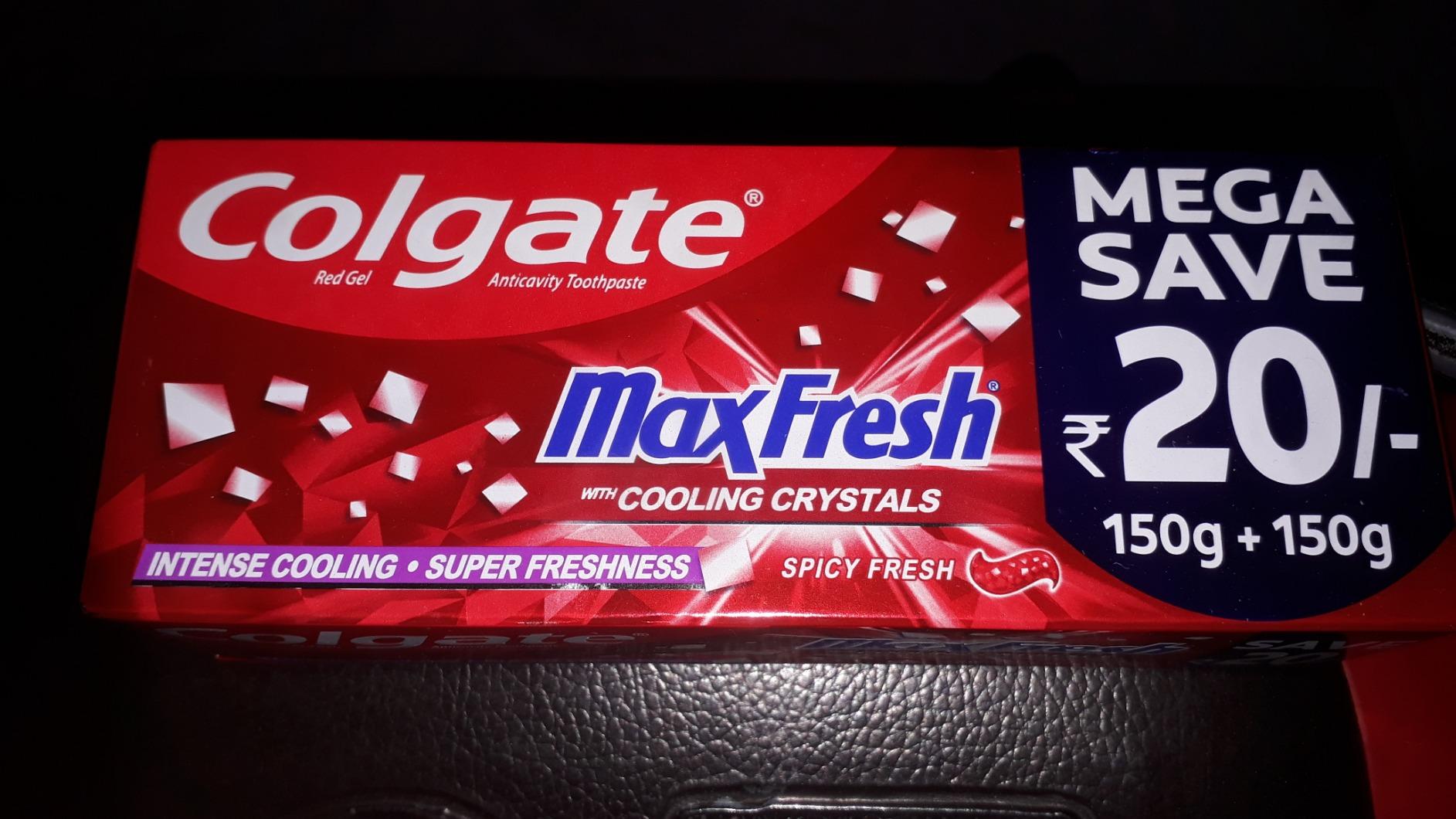 Buy Colgate Toothpaste Maxfresh Spicy Fresh - 300 g (Red Gel - Saver ...