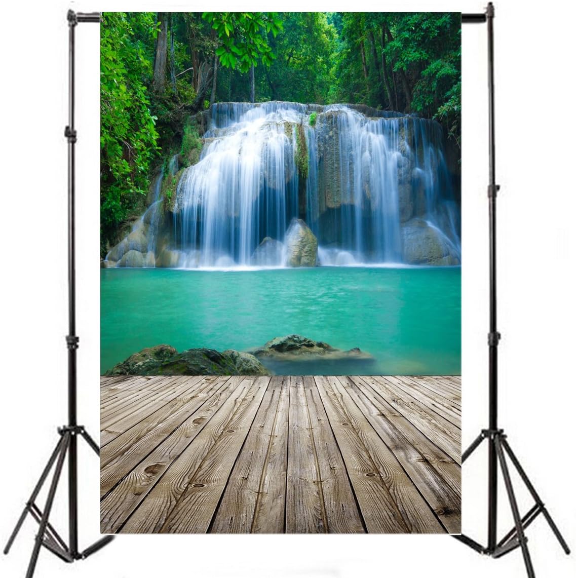 Yeele 5x7ft Waterfall Cascades Photo Backdrops Vinyl Falls Jungle ...