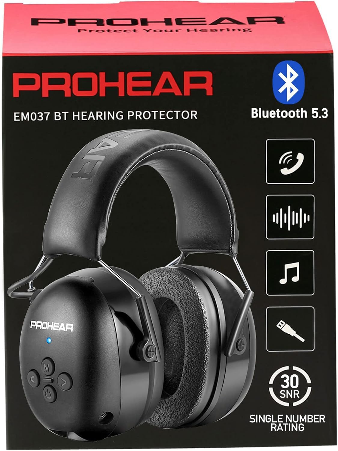 3M H10A Peltor Optime 105 Over the Head Earmuff, Ear Protectors ...