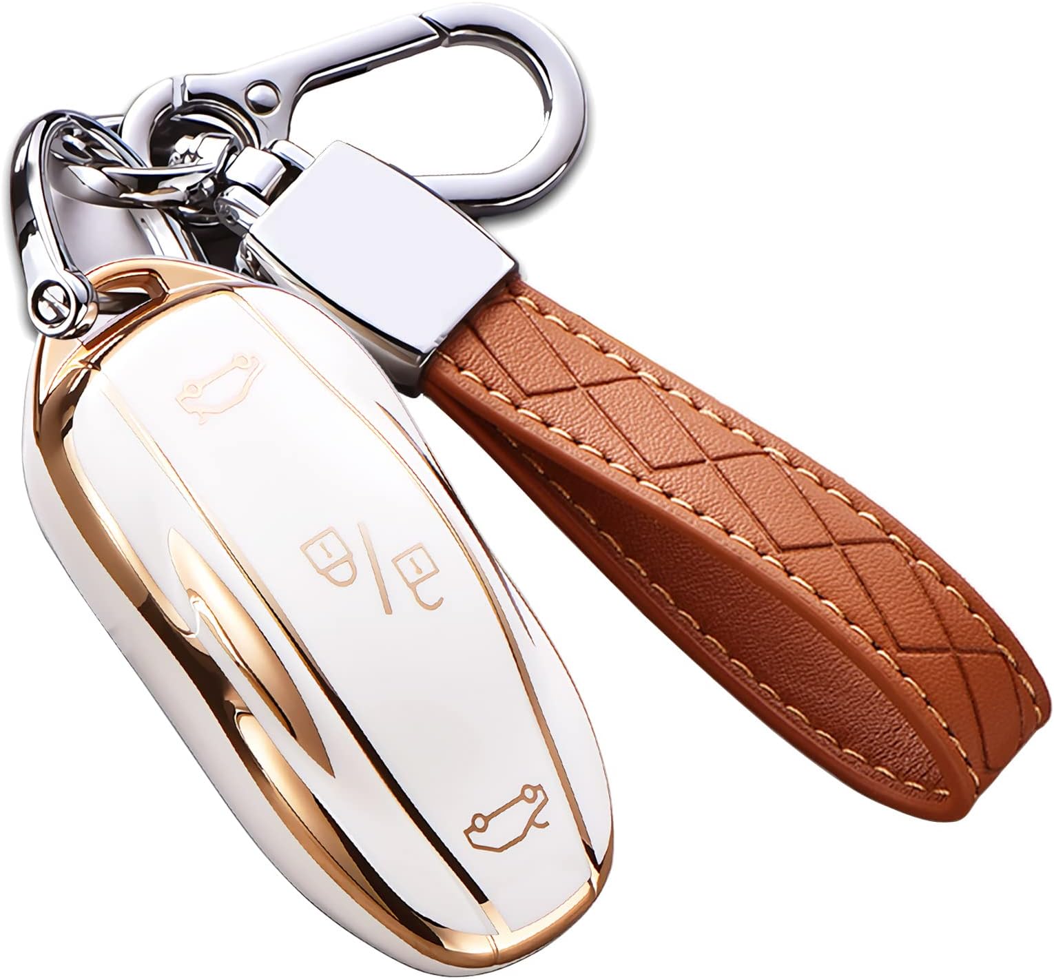 Amazon.com: AziPro Tesla Key Fob Cover Case, Alumium Hard Keyless ...