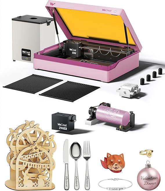 Amazon.com: WECREAT Vista 10W Laser Engraver, with 2W Switchable Laser ...